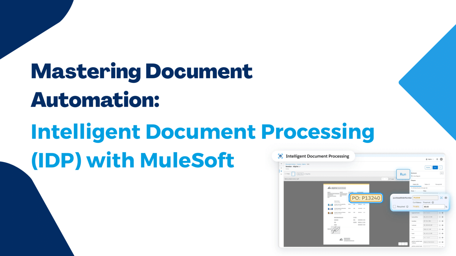 Document Automation using IDP with MuleSoft